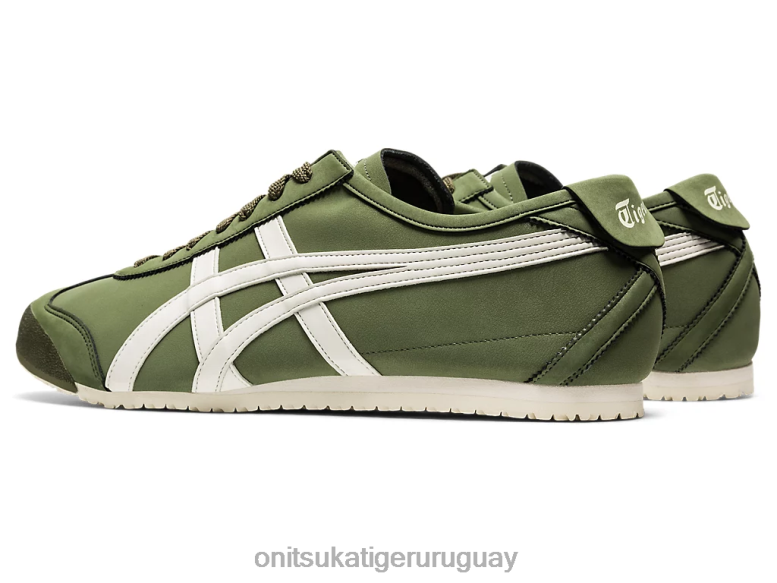 Onitsuka Tiger México 66 unisexo J06BX260 verde manto/crema zapatos ...